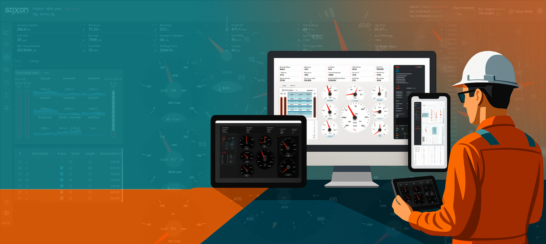 drilling rig instrumentation and Mud logging software - Free Demo